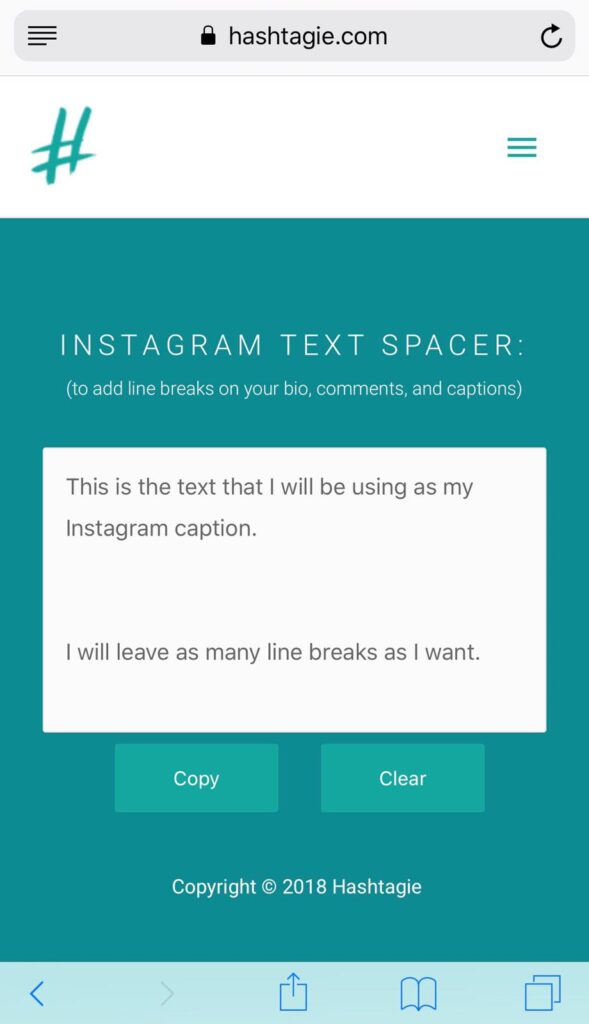 How to Create Line Breaks in Your Instagram Captions? | Hashtagie